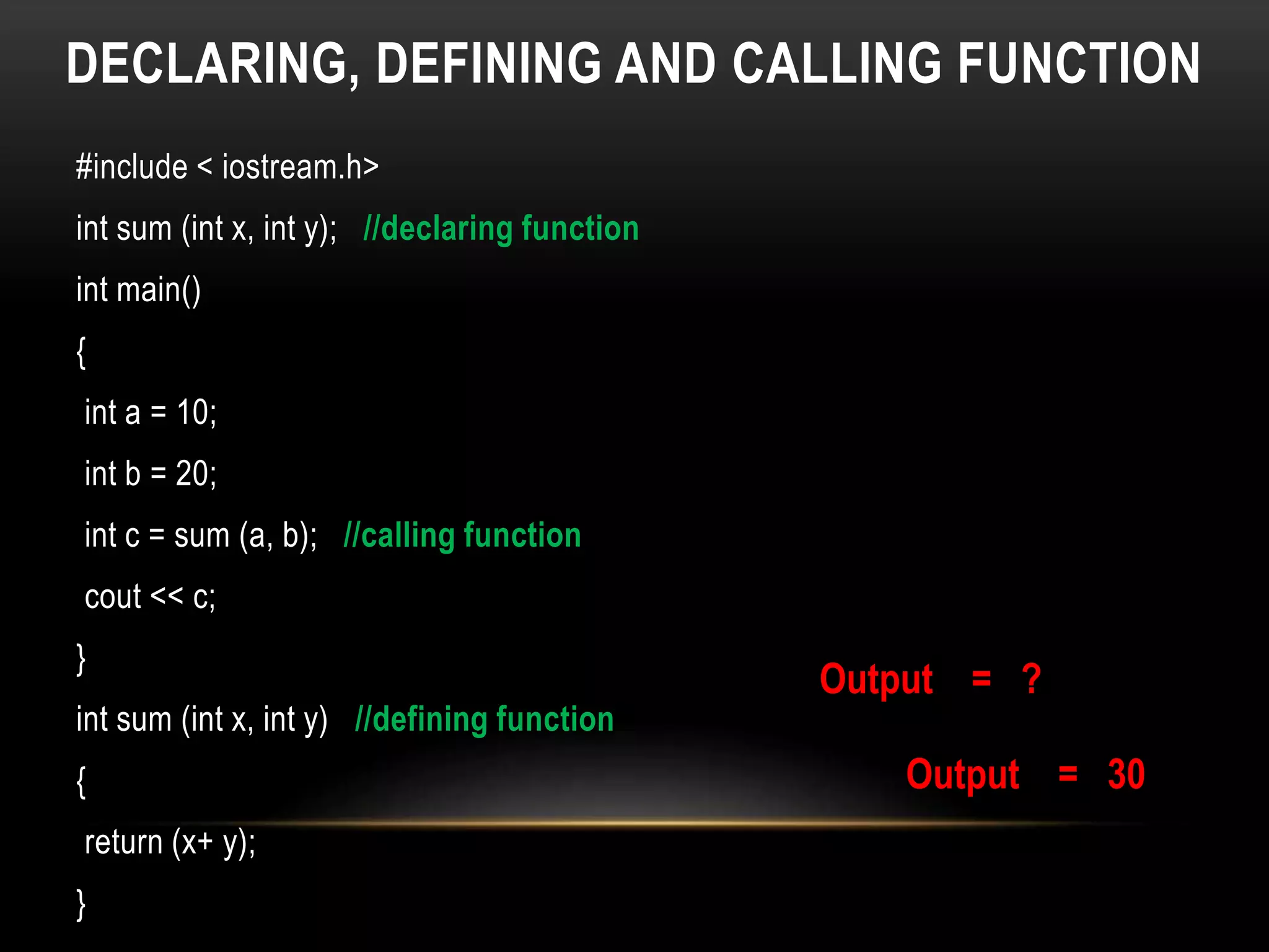 C++ Overview PPT | PPTX