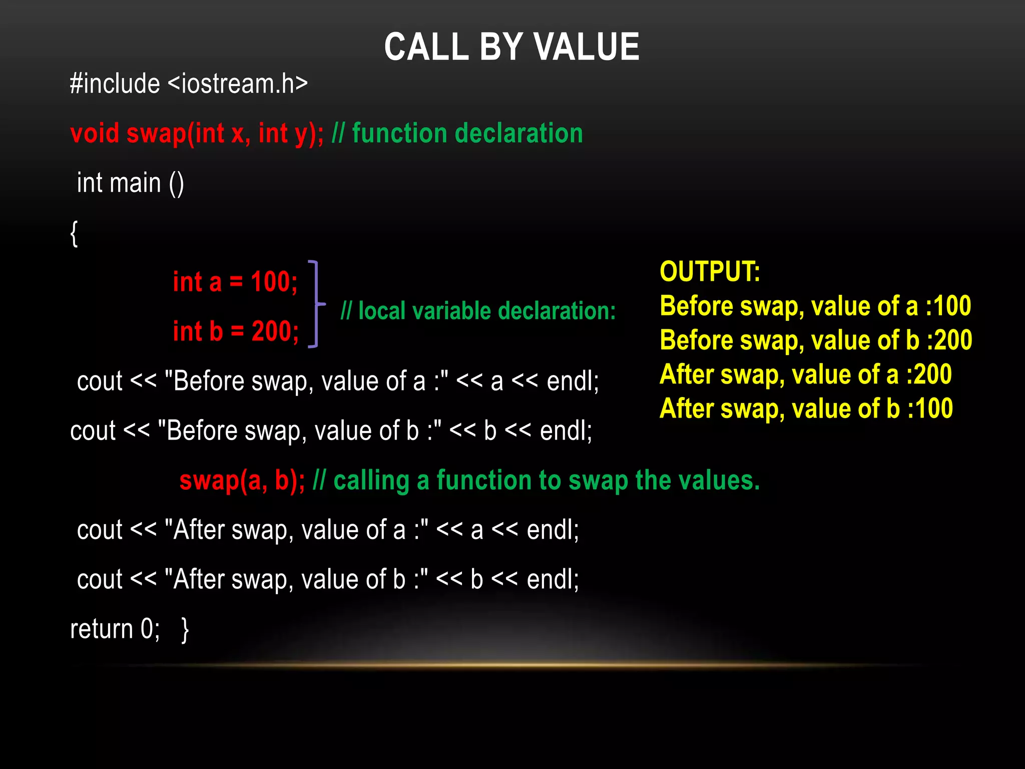 C++ Overview PPT | PPTX