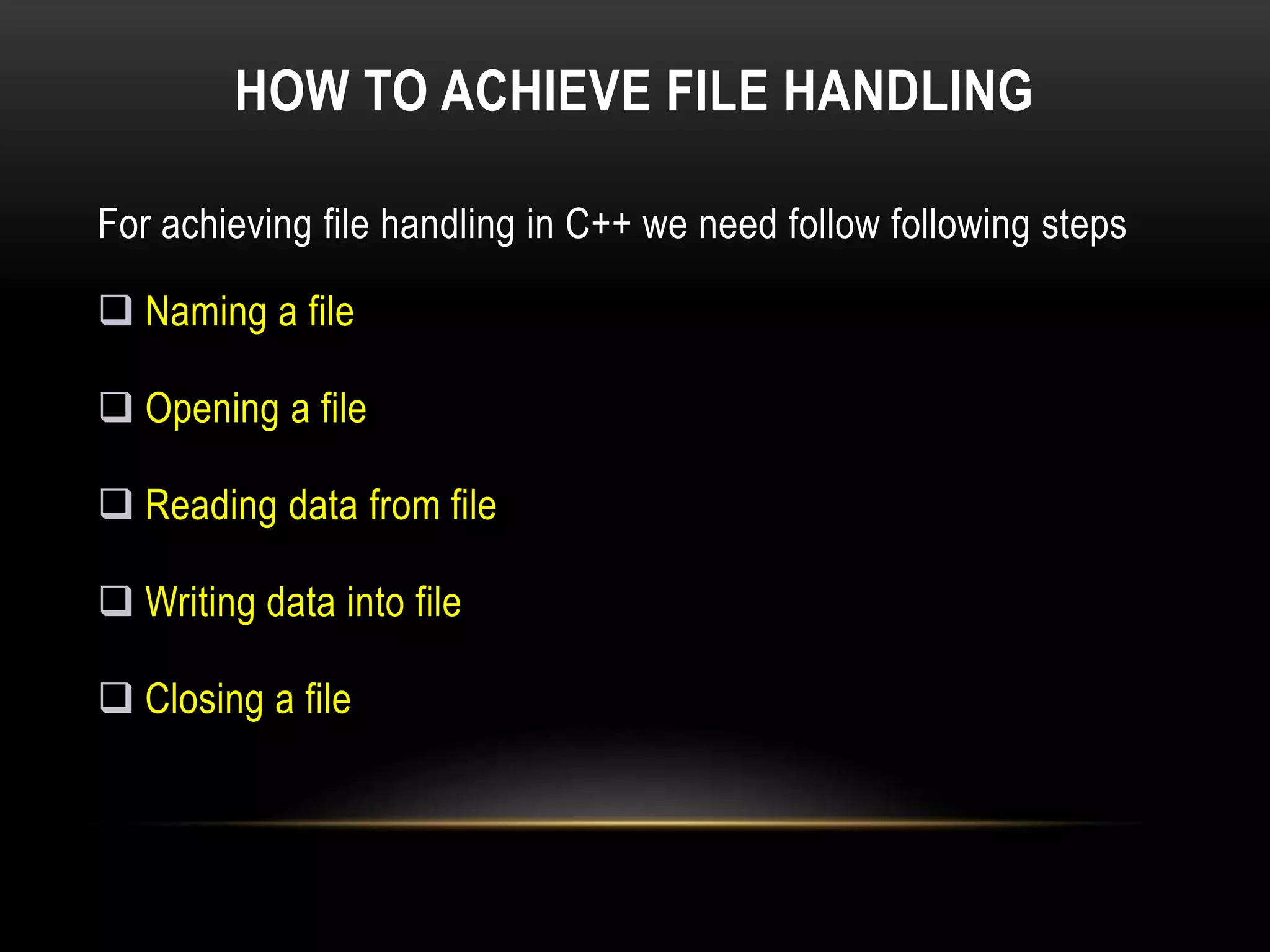 C++ Overview PPT | PPTX