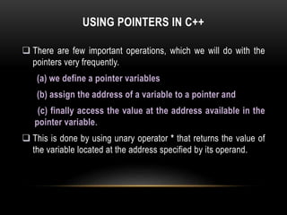 C++ Overview PPT | PPTX