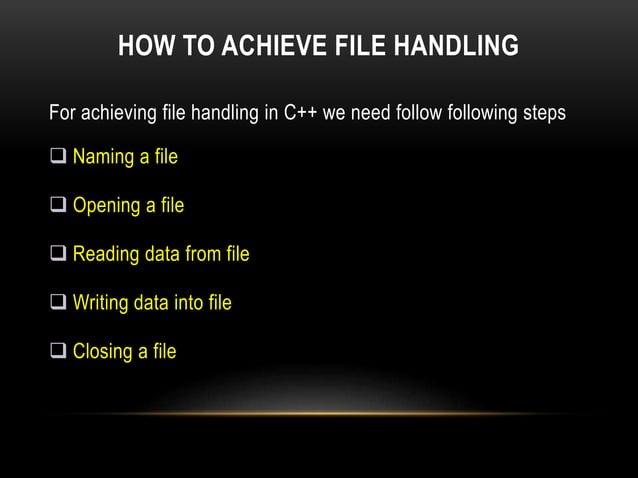 C++ Overview PPT | PPTX