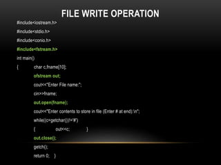 C++ Overview PPT | PPTX