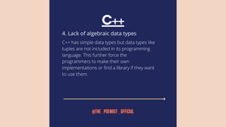 C++ Presentation for School and College. Advantages and Disadavantages ...