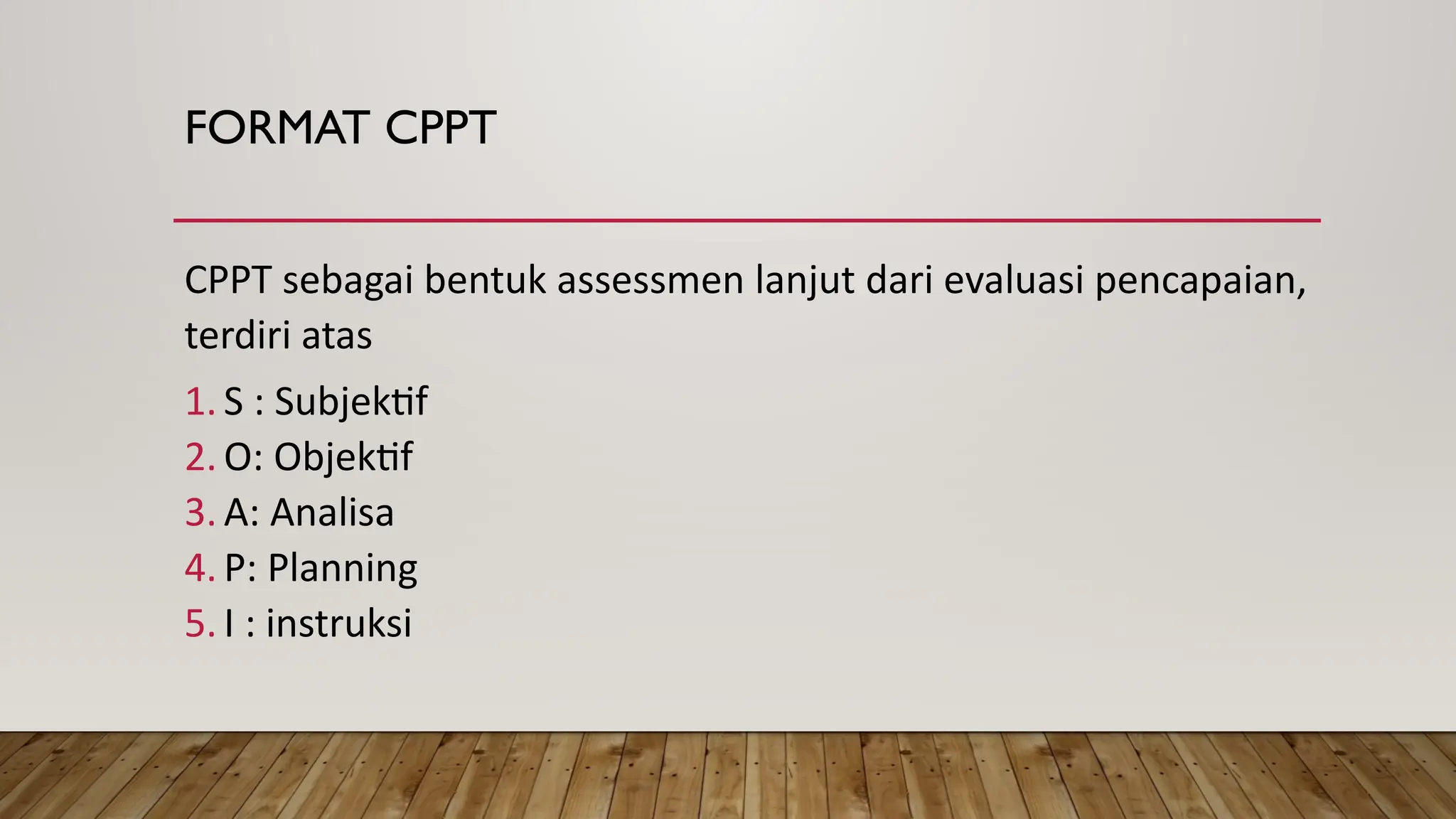 cppt CATATAN PERKEMBANGAN PASIEN TERINTEGRASI | PPTX
