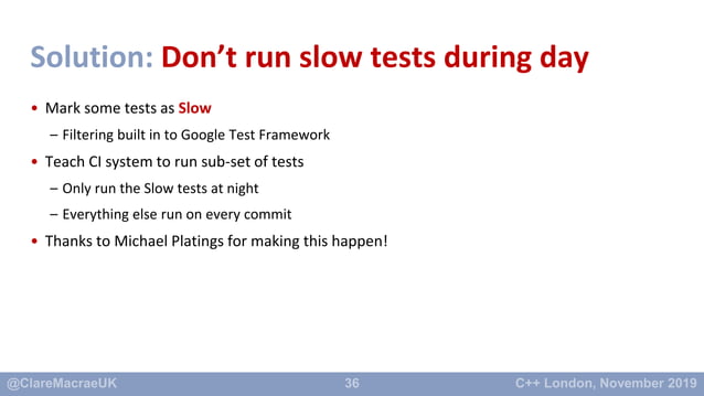 C Testing Techniques Tips And Tricks C London Ppt