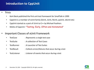 Cpp unit | PPT