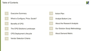 CPQ Solution Study | PDF