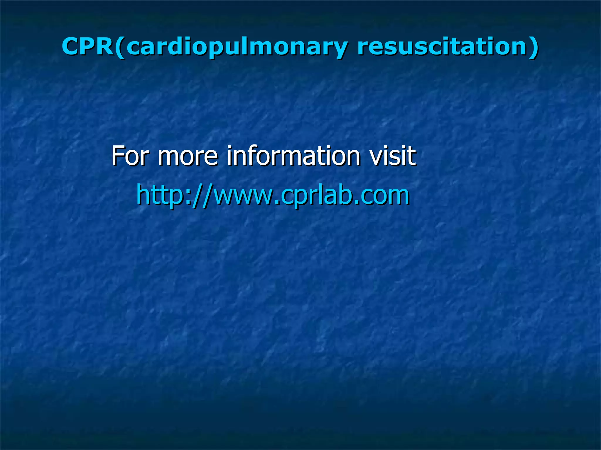 Cpr | PPT