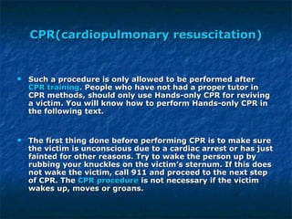 Cpr | PPT