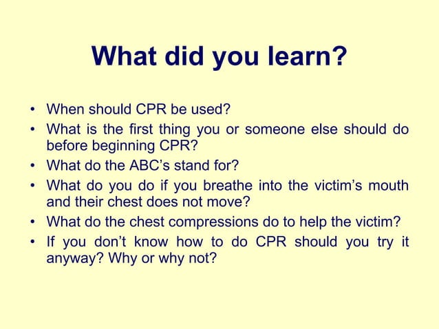 Cpr | PPT