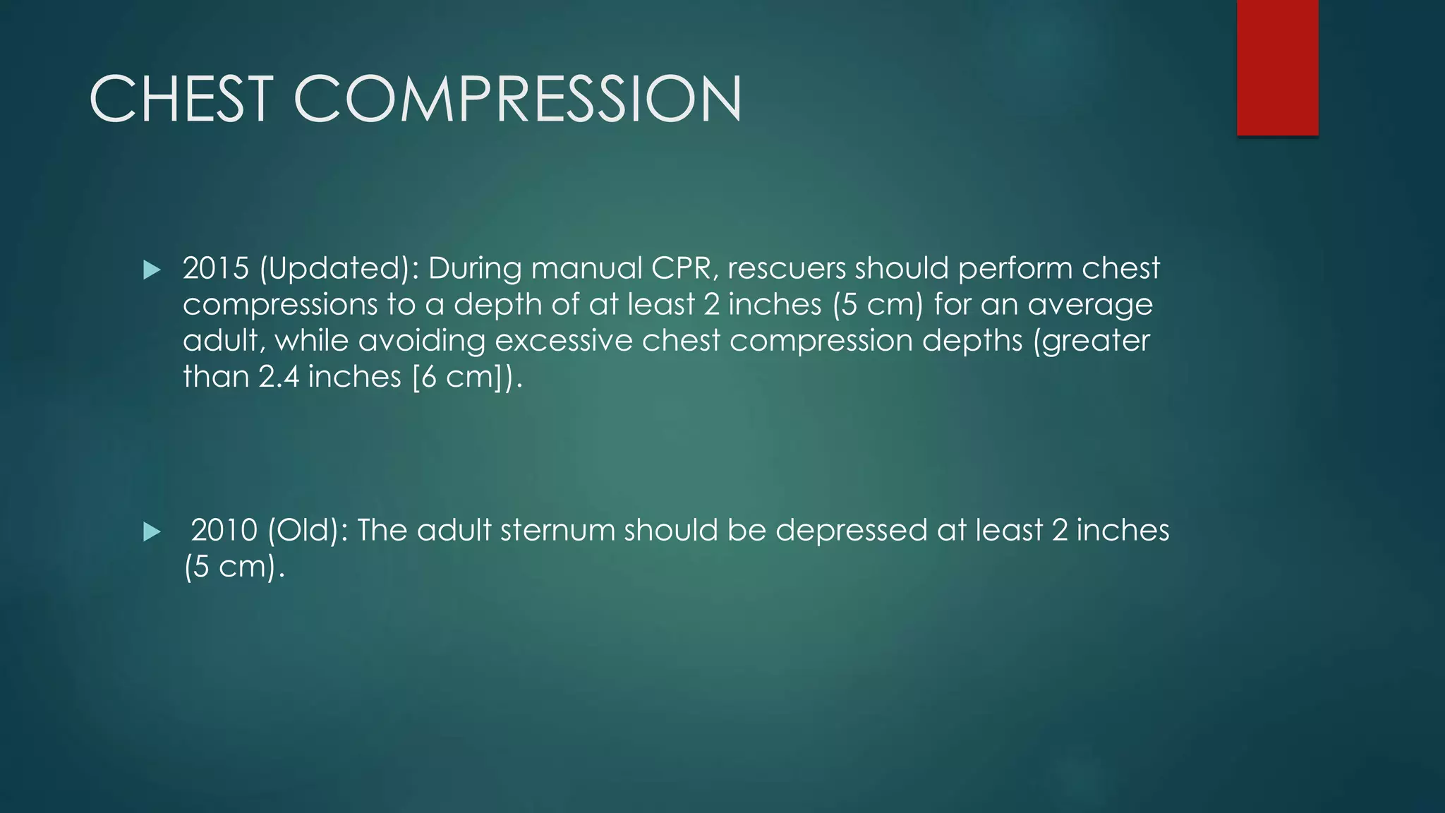 AHA CPR UPDATE 2015 | PPTX