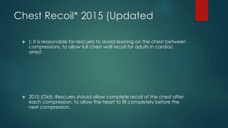 AHA CPR UPDATE 2015 | PPTX