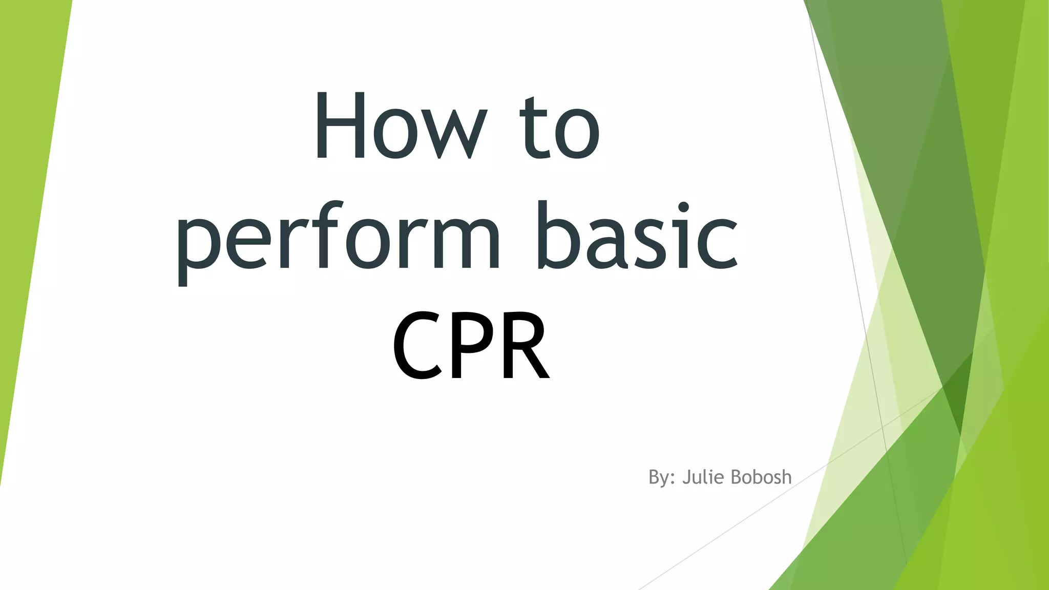 Basic CPR | PPT
