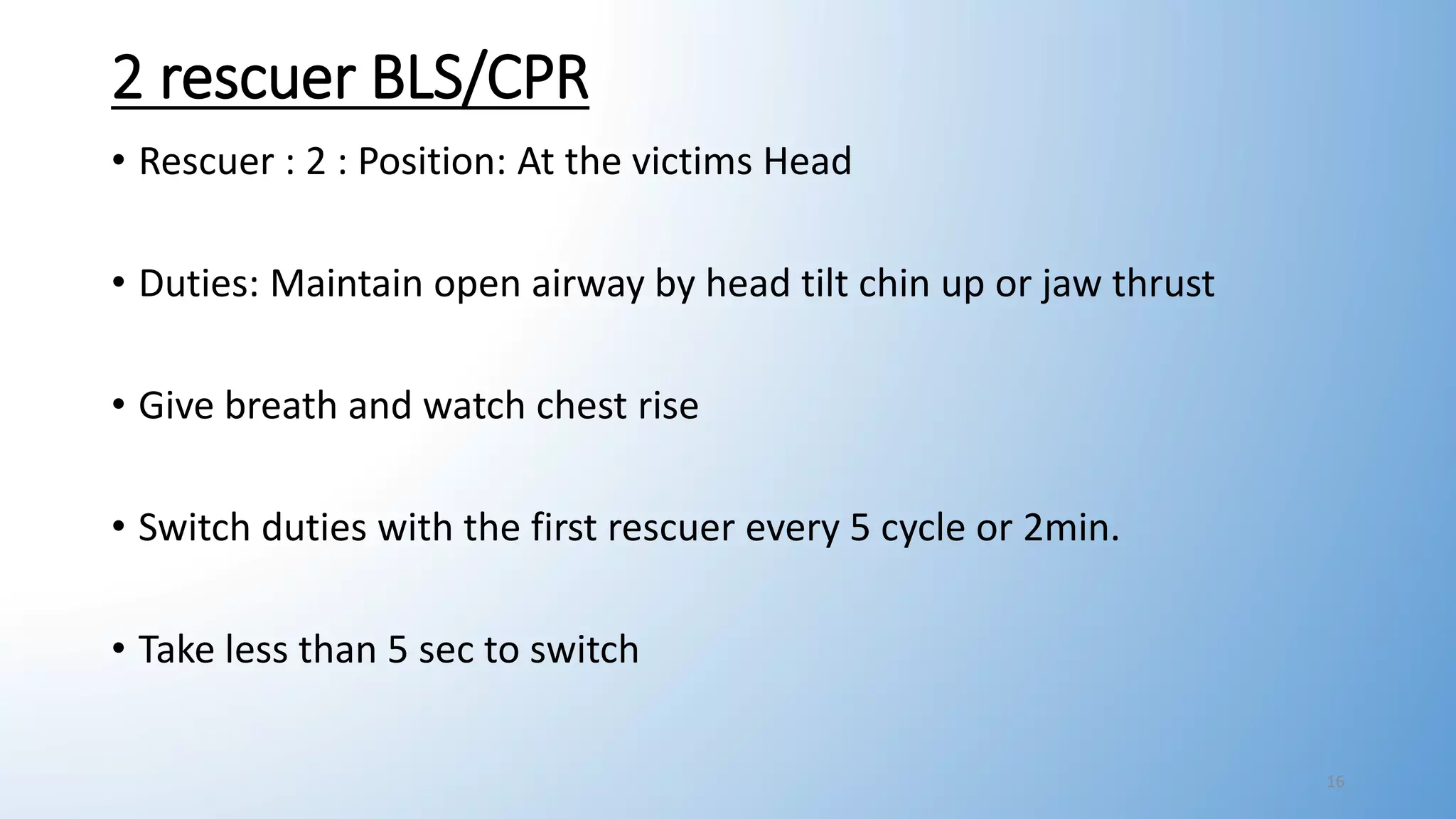 basic life support or CPR | PPT