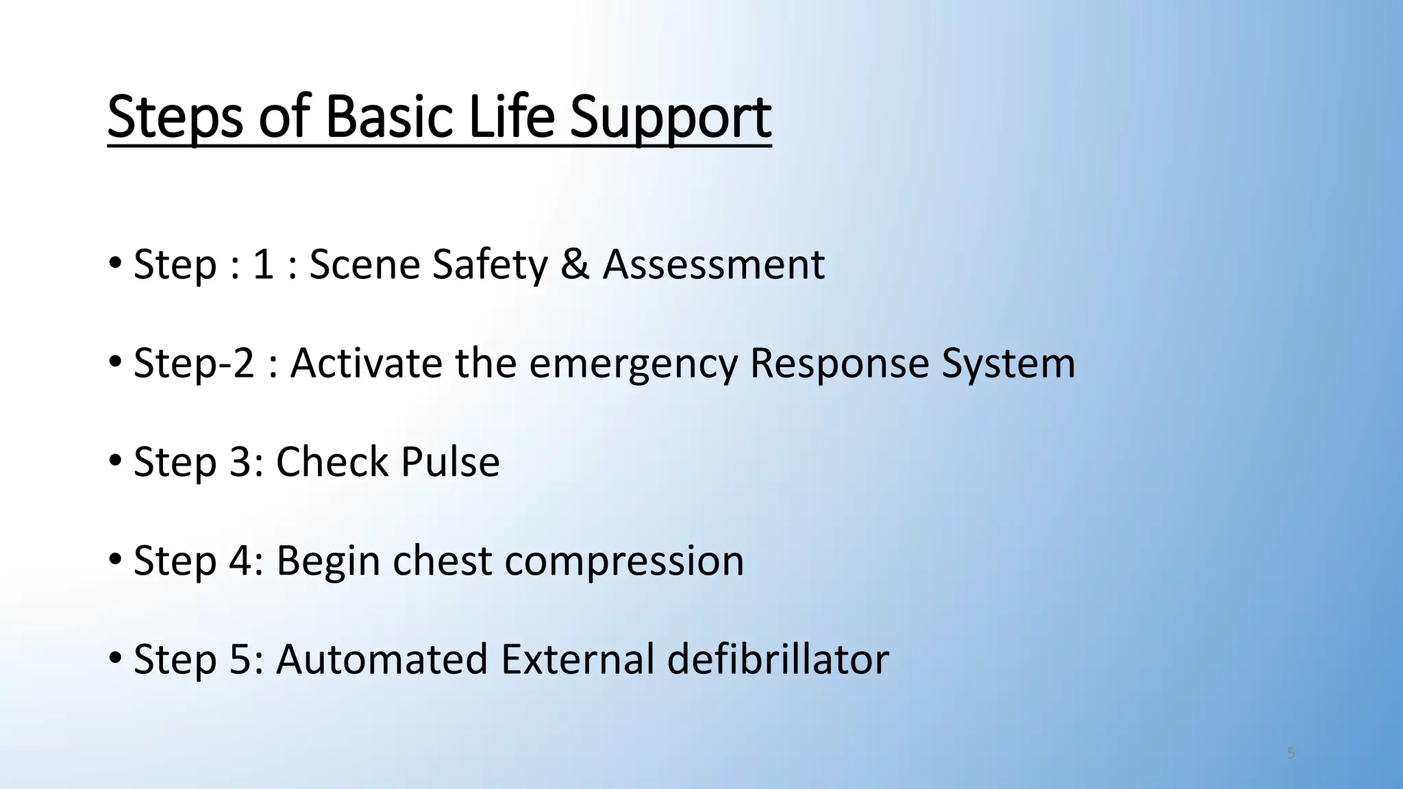 basic life support or CPR | PPT