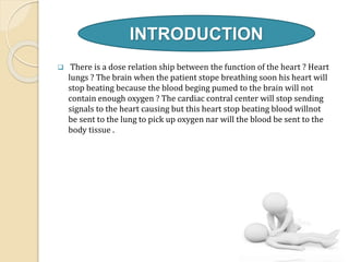 CPR ( cardio pulmonary resuctation ) | PPTX