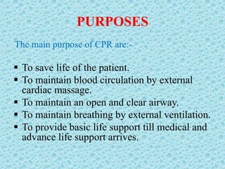 Cpr | PPTX | First Aid | Injuries