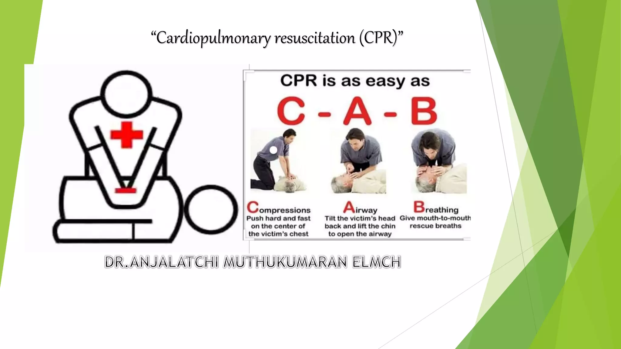 CPR procedure | PPTX