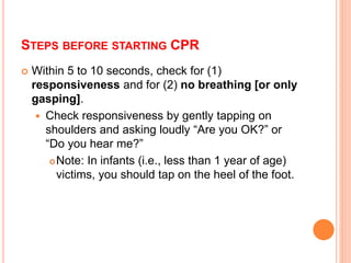 CPR. to present 1 | PPT