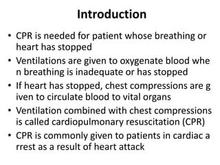 Cardiopulmonary Resuscitation- CPR.pptx
