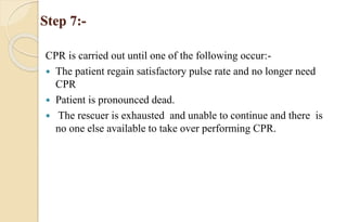 CPR.pptx | First Aid | Injuries