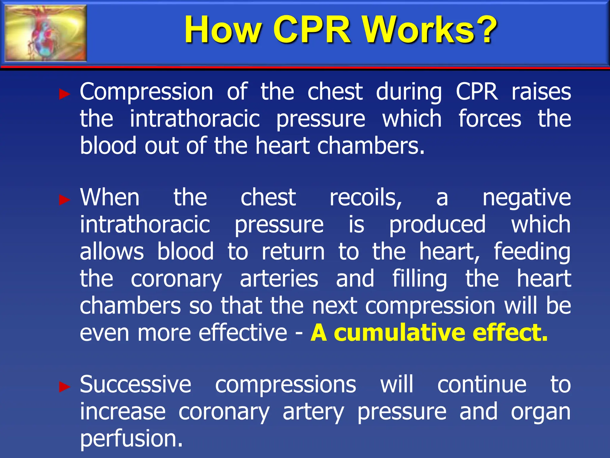 CPR ( Cardio Pulmonary Resuscitation ) skill to save lives in cardiac ...