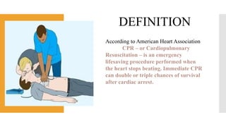CARDIOPULMONARY RESUSCITATION BY ANUSHRI SRIVASTAVA.pptx