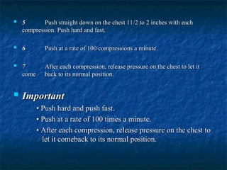 CARDIAC PULMONARY RESUSCITATION POWER POINT | PPT