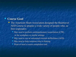 CARDIAC PULMONARY RESUSCITATION POWER POINT | PPT