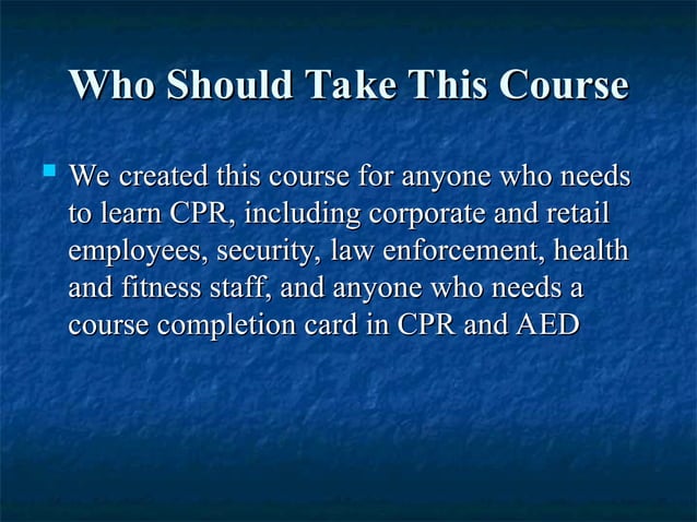 CARDIAC PULMONARY RESUSCITATION POWER POINT | PPT