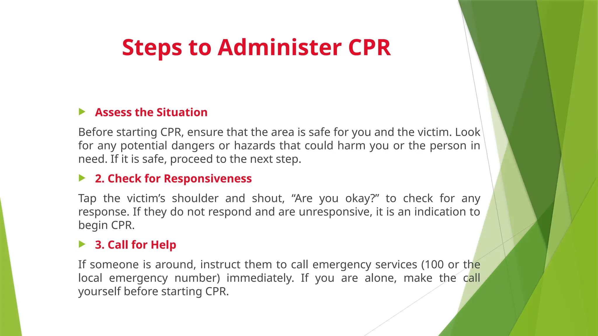 CPR methods for first aid treatments and | PPTX