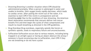 CPR methods for first aid treatments and | PPTX