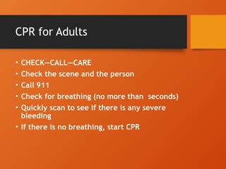 CPR for children and adults first aid.pptx