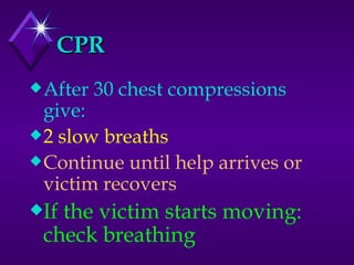 CPR Basics | PPT | First Aid | Injuries