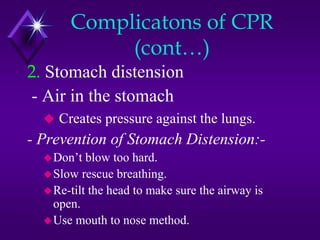 Cpr 3 (two rescuer) | PPTX