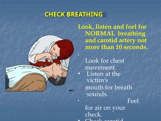cardio pulmonary resuscitation and use of automated external ...