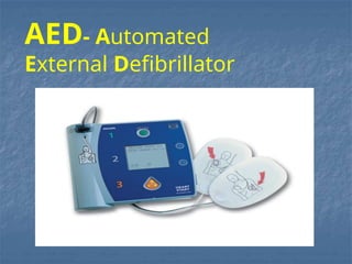 cardio pulmonary resuscitation and use of automated external ...