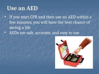 cardio pulmonary resuscitation and use of automated external ...