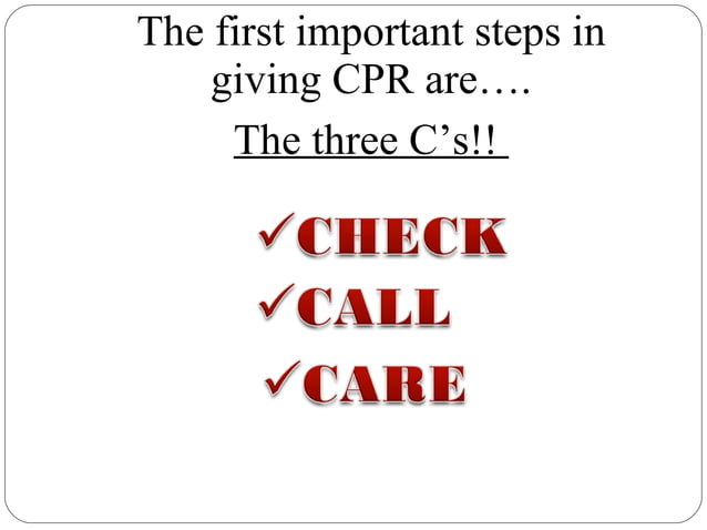 First Aid & CPR | PPT