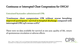 CPR -Whats New | PPTX | First Aid | Injuries