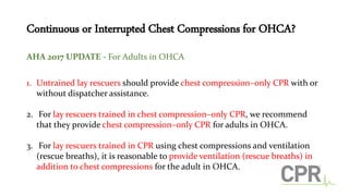 CPR -Whats New | PPTX | First Aid | Injuries