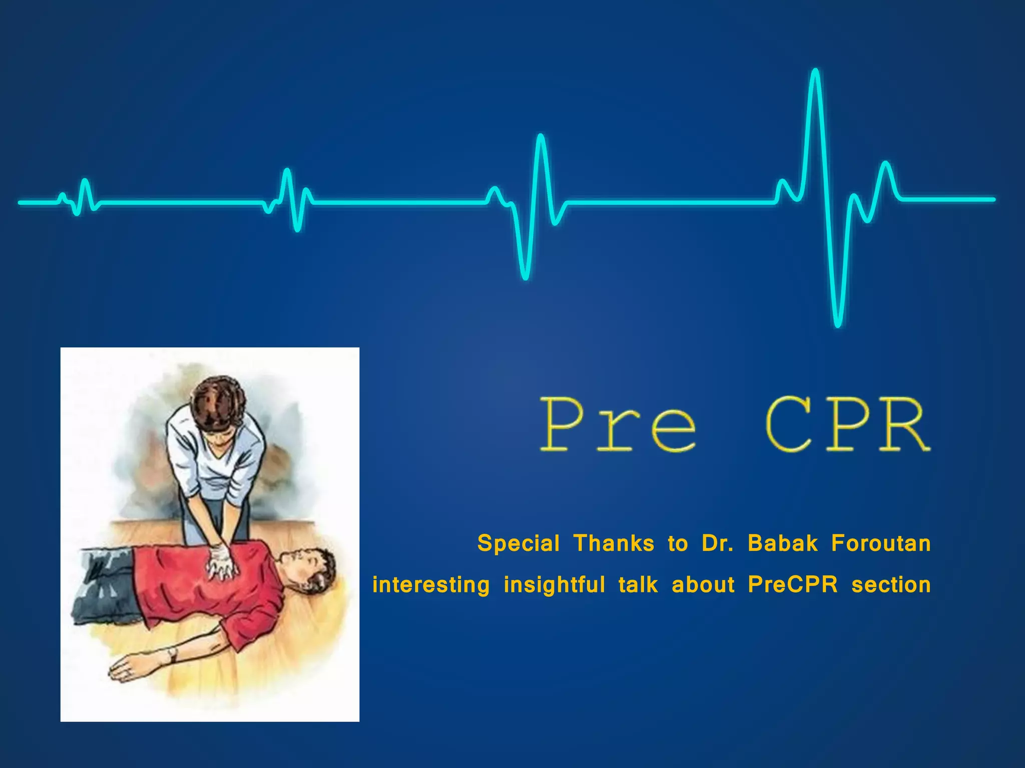 Cardiopulmonary Resuscitation (CPR- AHA 2015) | PPTX
