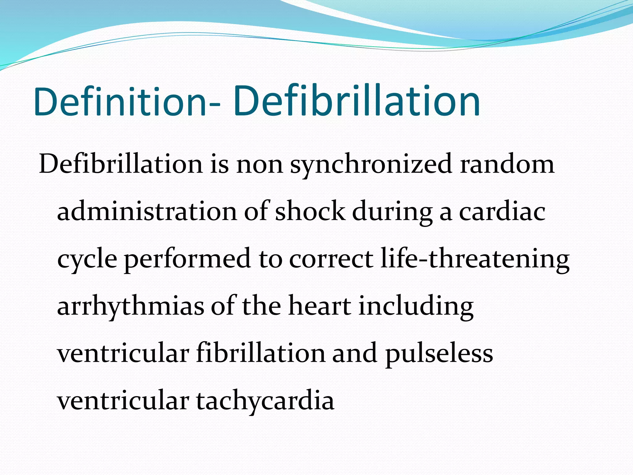 CPR, ACLS, DEFIBRILLATION | PPTX