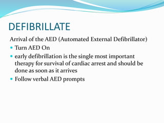 CPR, ACLS, DEFIBRILLATION | PPT