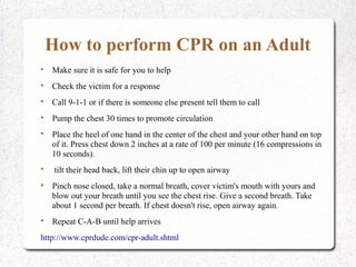 Cpr alternate assignment part 5 | PPT