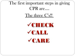 Cpr and first aid powerpoint | PPT | First Aid | Injuries