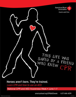 CPR AED Awareness Week Posters | PDF