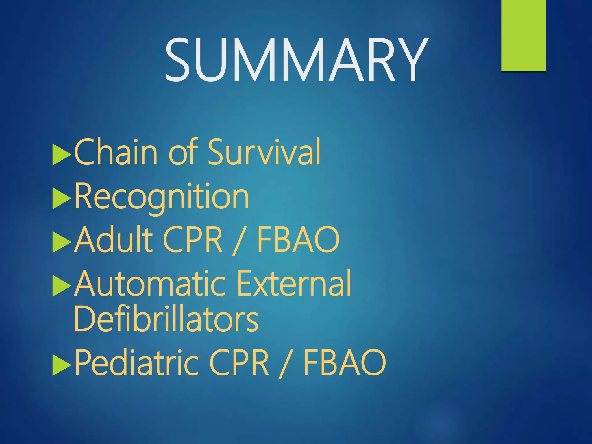 BASIC LIFE SUPPORT- BLS (CPR) -American Heart Association | PPT