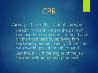 BASIC LIFE SUPPORT- BLS (CPR) -American Heart Association | PPT