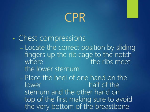 BASIC LIFE SUPPORT- BLS (CPR) -American Heart Association | PPT | First ...